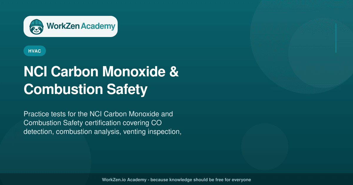 CO Detection and Measurement | WorkZen Academy